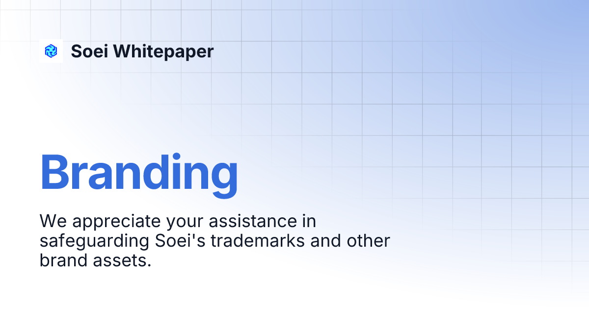 Branding | Soei Whitepaper